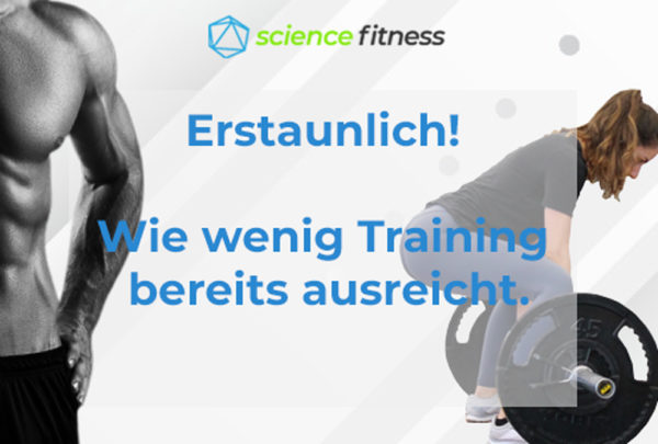 Minimale Trainingsdosis um Kraft, Muskeln und Ausdauer zu erhalten?